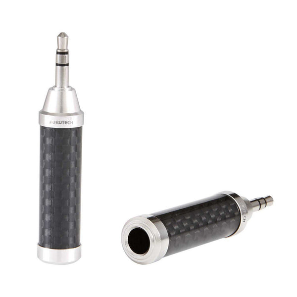 Furutech CF35 (R) 3.5 stereo to 6.3 stereo headphone connector adaptor ...